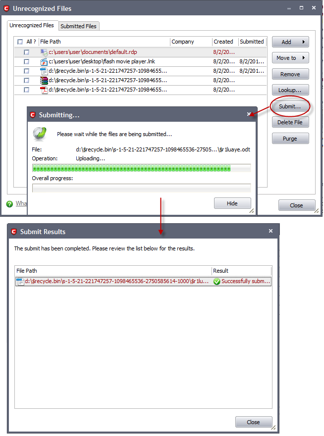 Unrecognized files, Comodo Internet Security v5.9/5.10, best internet security, internet ...